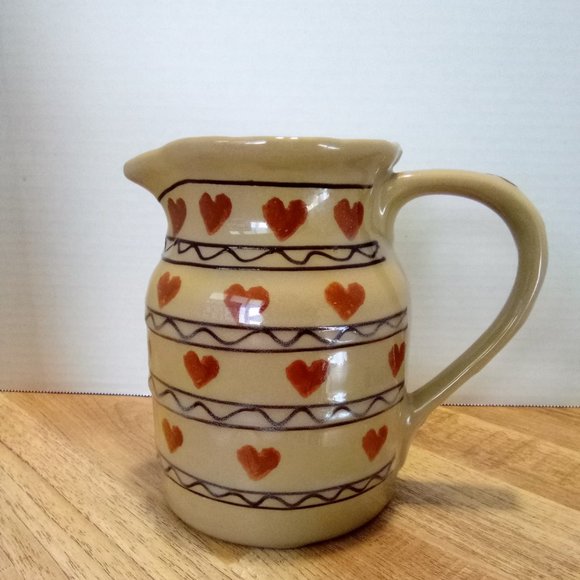 Hartstone | Dining | Hartstone Pottery Stoneware Hand Painted Pitcher ...